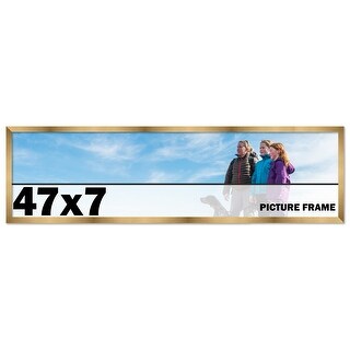47x7 Frame Gold Bronze Picture Frame - Modern Photo Frame Includes UV ...