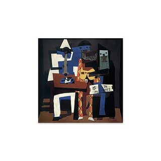 Three Musicians Print On Acrylic Glass by Pablo Picasso - Bed Bath ...