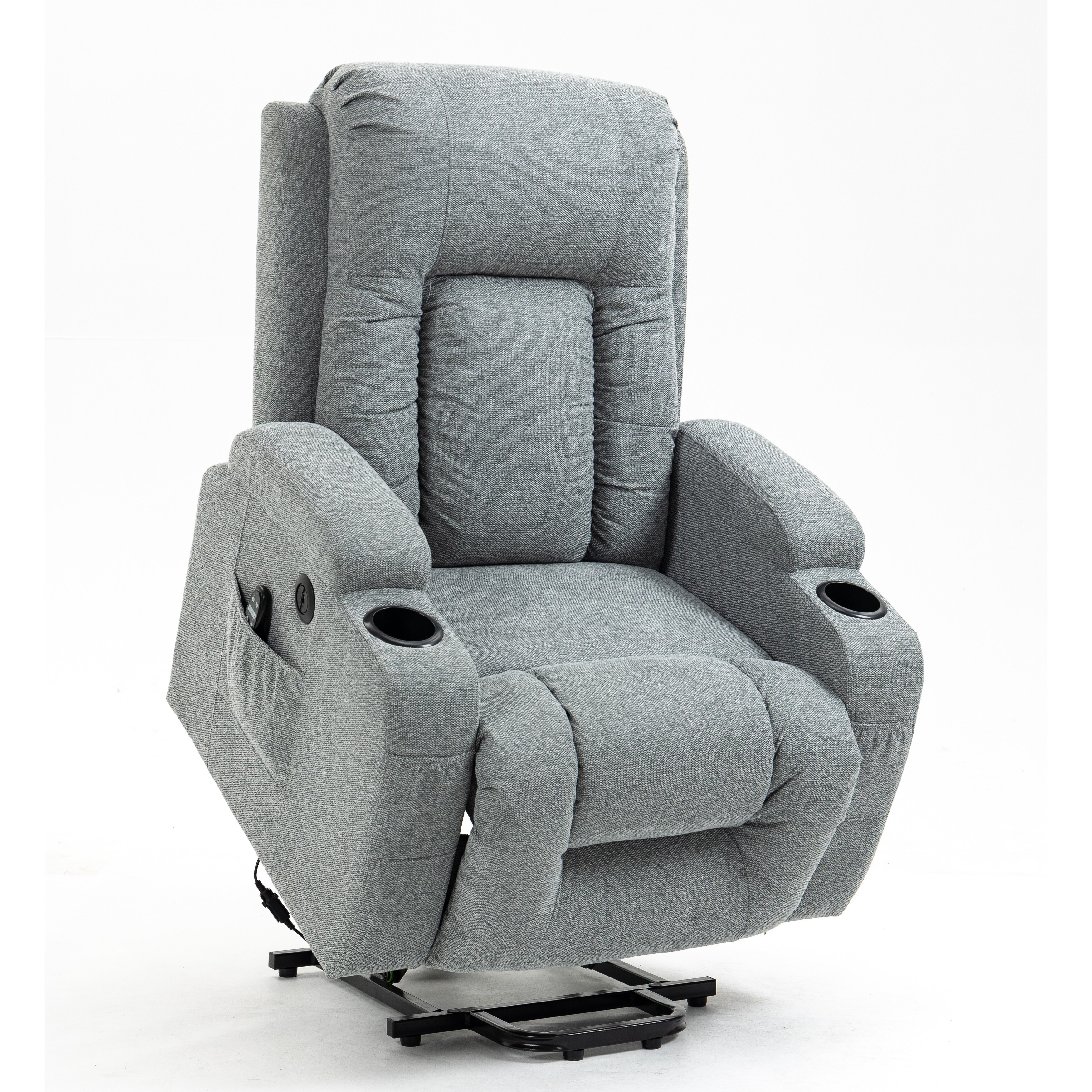 Infinite Position Okin Motor Up to 350 LBS Power Lift Recliner Chair for Elderly Heavy Duty Motion Mechanism with Massage On Sale Bed Bath Beyond 39579986