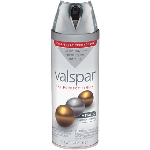 Valspar Metl Silver Spray Paint 410.0085052.076 Unit: EACH - Bed Bath ...