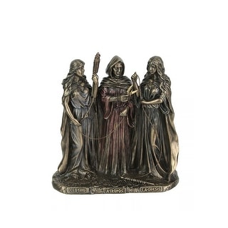 Moirai Three Fates Of Destiny Resin Sculpture Bronze Finish Home Decor ...