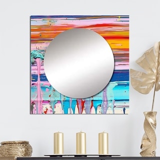 Designart "Contemporary Here Abstract Expressionism III" Abstract ...