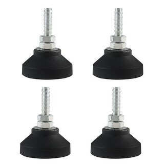 Plastic Round Base Adjustable Furniture Glide Leveling Foot 4pcs ...