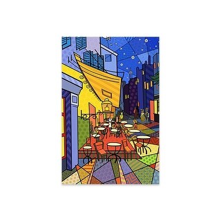 Cafe Terrace on the Place Du Forum 3 (After Vincent Van Gogh) Print On ...