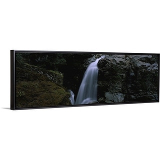 "High angle view of a waterfall, Nooksack Falls, Nooksack River, Mt ...