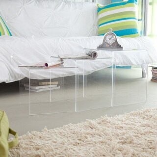Transparent Acrylic Nesting Tables - Bed Bath & Beyond - 38046557