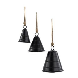 Metal Bohemian Bell (Set of 3) - S/3 10", 9", 8"H - Bed Bath & Beyond ...