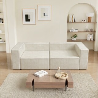 Corduroy Module Comfortable Compression Sofas - Bed Bath & Beyond - 42914879