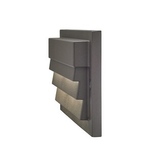 Kichler 6" Wide LED Step Light with Louvered Faceplate - 2700K - Bed ...