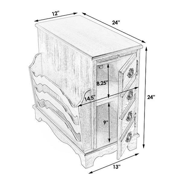 Gregory Magazine Table - Bed Bath & Beyond - 12059871