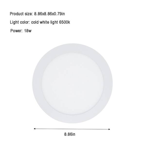 LED Recessed Ceiling Panel Down Lights Bulb Slim Lamp Fixture Panel ...