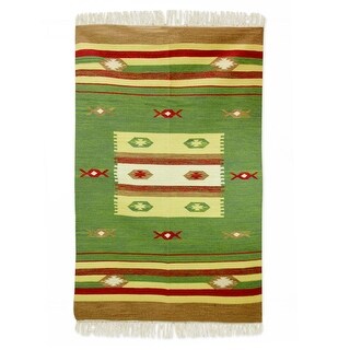 Novica Handmade Autumn Muse Wool Area Rug (4X6) - 2' x 6' Runner - Bed ...