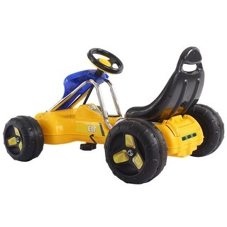 Go Kart Kids Ride On Car Pedal Powered Car 4 Wheel Racer Toy Stealth ...