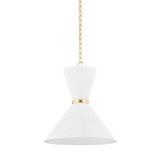 Hudson Valley Lighting Shiloh Pendant Vintage Gold Leaf - Bed Bath ...