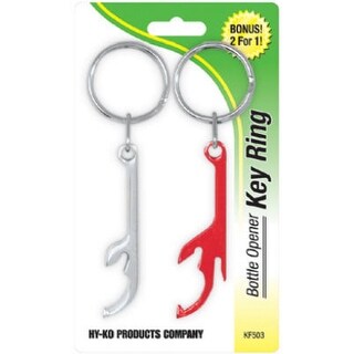 Hy-Ko KF503 Shark Design Bottle Opener Key Ring, Assorted, 2-Pack - Bed ...
