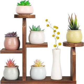 Wood Desktop Plant Stand - 5 Tier - Bed Bath & Beyond - 39869125