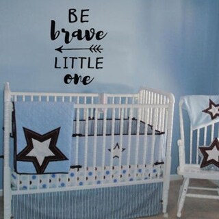 Be Brave Little One Vinyl Wall Arrows Baby Decal Sticker 22" x 16 ...