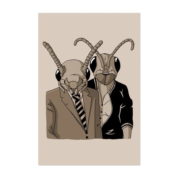 Human Bugs Illustrations Animals Figurative Insects Art Print/Poster ...