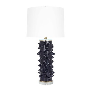 Sagebrook Home Ceramic 31" Spikey Table Lamp, Cylinder, 31"H, Spike ...