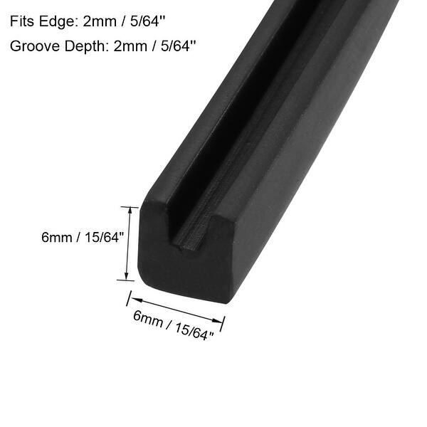 Edge Trim Black U Channel Edge Protector - Bed Bath & Beyond - 35532571