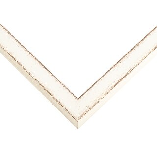 8x7 Shadow Box Frame White Real Wood Distressed Shadowbox Display Frame ...