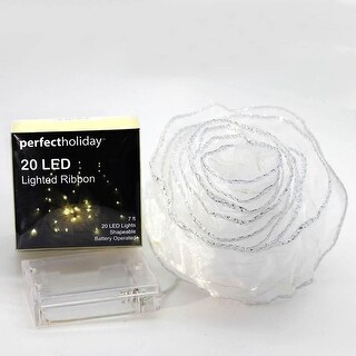 20 LED Ribbon String Light - Warm White - Bed Bath & Beyond - 20224775