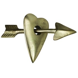 Cupid Arrow Figurine with Metal Frame, Brass - Bed Bath & Beyond - 35348268