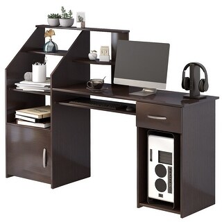 Multi-Functions Computer Desk with Cabinet - Bed Bath & Beyond - 35361303