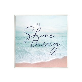 Stupell It's A Shore Thing Summer Beach Wall Plaque Art by Natalie ...