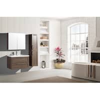 The Cosmo Elm Collection 36 Inch Floating Modern Bathroom Vanity - On ...