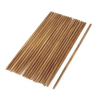 10 Pair Home Kitchen Brown Bamboo Chinese Traditional Chopsticks - Bed ...