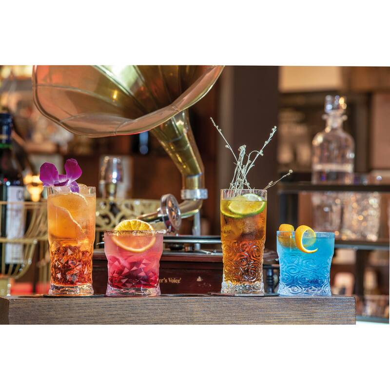 Tumbler Glass Double Old Fashioned Set Of 6 Glasses 11 Oz Made In Europe By Majestic