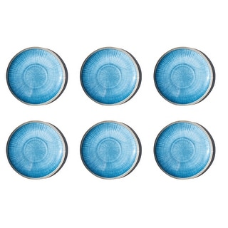 Abode Homewares Coastal Reactive NewWave Melamine Dinner Plate - Blue ...