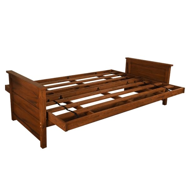 Somette Lexington Full-size Futon Frame in Weathered Brown Finish ...