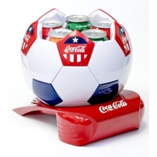 Koolatron CCSB5 Coca Cola Soccer Ball Cooler - White/Red - Bed Bath ...