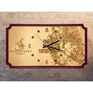 FFXIV Clock Heavensward Gears of Change FF14 Wall Art - Bed Bath ...