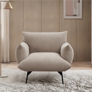Oversized Arm Chair for Living Room Extra-Deep Lounge Reading Comfy Arm ...