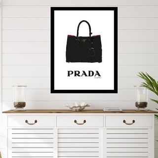 High Fashion Designer Handbag Framed Print Artwork - Multi-Color - Bed ...