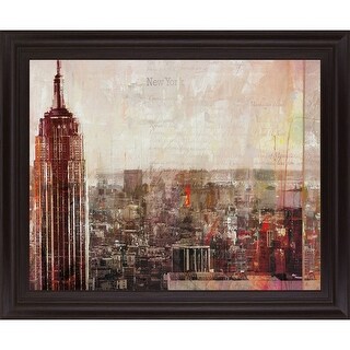 Shade of New York Frame Wall Art Hanging Tapestry 34" x 28" - Bed Bath ...