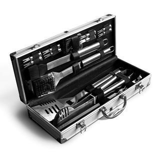 16 Pcs Outdoor Grilling BBQ Tool Set with Case - Bed Bath & Beyond ...