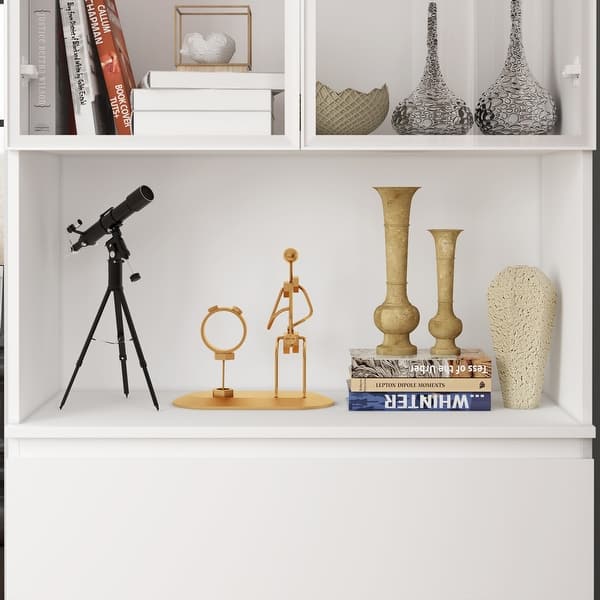 Modular Buffet and Display Cabinet - Modular Design in Pristine White ...