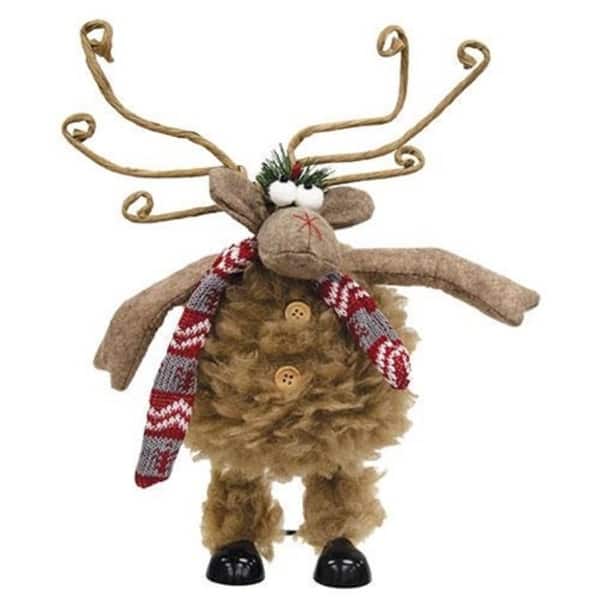 Fuzzy Wobble Moose - Brown - Bed Bath & Beyond - 36937915