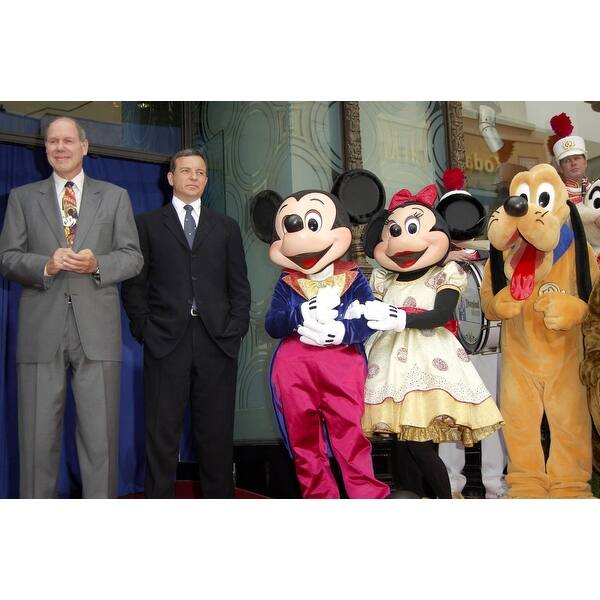 Michael Eisner Robert Iger Disney Characters At Arrivals For HollywoodS ...