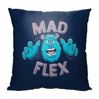 Disney Wonder of Pixar Monsters Inc 18 Inch Throw Pillow - Bed Bath ...