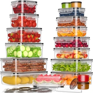 36-Piece Food Storage Containers - Bed Bath & Beyond - 39079900