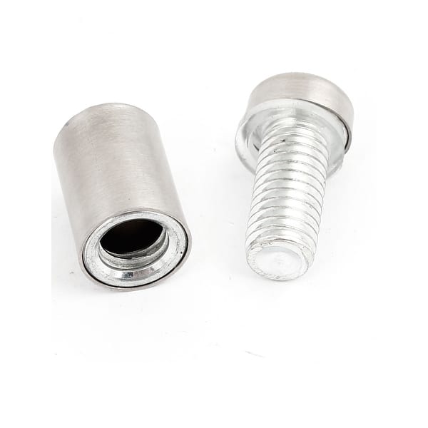 20 Pcs 12mm x 25mm Stainless Steel Frameless Standoff Clamp for Glass ...