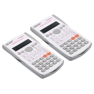 2Pcs Scientific Calculator 2-Line 12 Digit Engineering Calculator - Bed ...