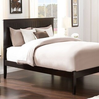 King Solid Wood Platform Bed in Espresso - Bed Bath & Beyond - 39203946