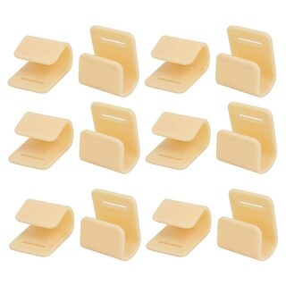 2.2cm Dia Plastic U-Shaped Cradle Buckle Hook Crib Accessories 12pcs ...