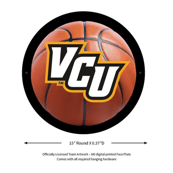 Virginia Commonwealth University Basketball Round 15 in. LED Lighted ...
